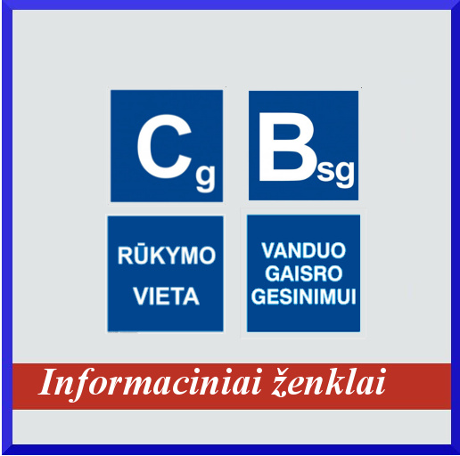 Saugos ženklai - GESINTUVAI IR KITOS PRIEŠGAISRINĖS PRIEMONĖS